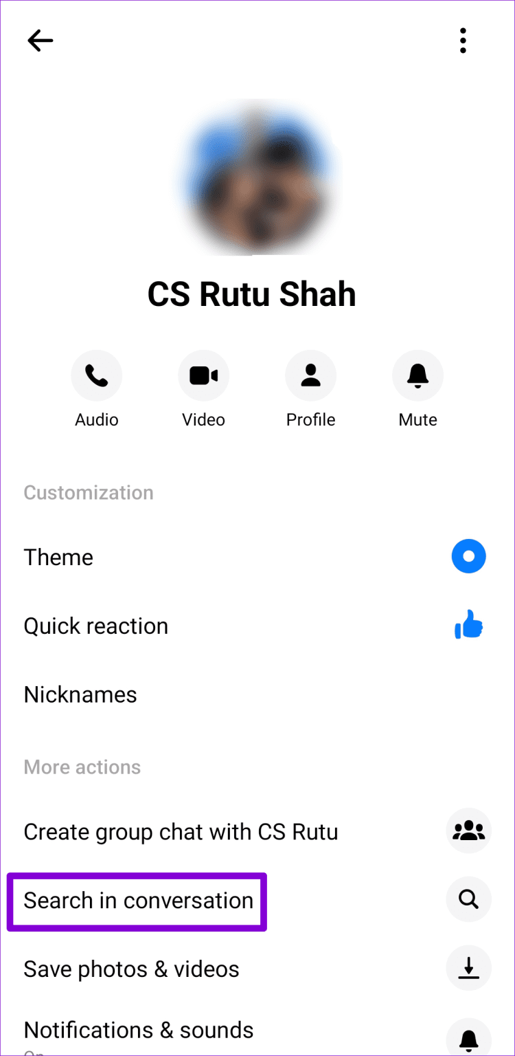 Top 8 Ways to Fix Messenger Search in Conversation Not Working on ...