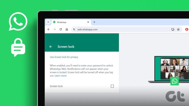 How to Secure WhatsApp Web With Password - Guiding Tech