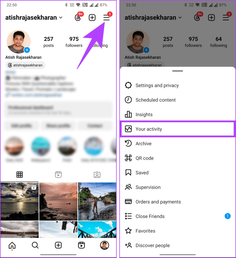 How to See Recently Opened Links on Instagram - Guiding Tech