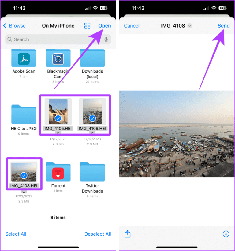 4 Ways to Send Photos as Documents on WhatsApp Using iPhone - Guiding Tech