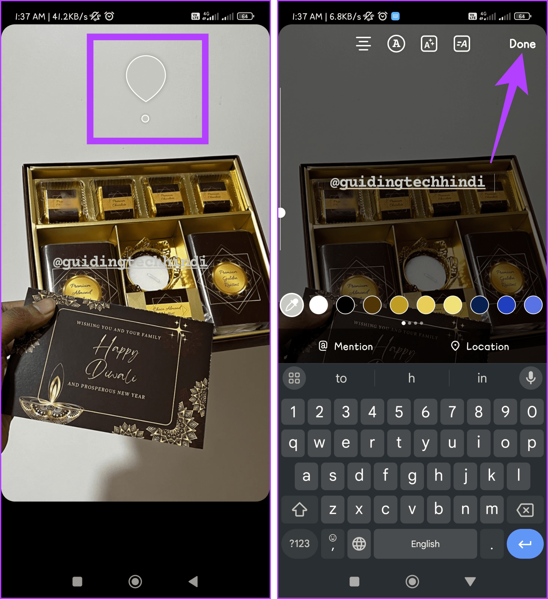 How to Tag/Mention on Instagram Story Without Showing It - Guiding Tech