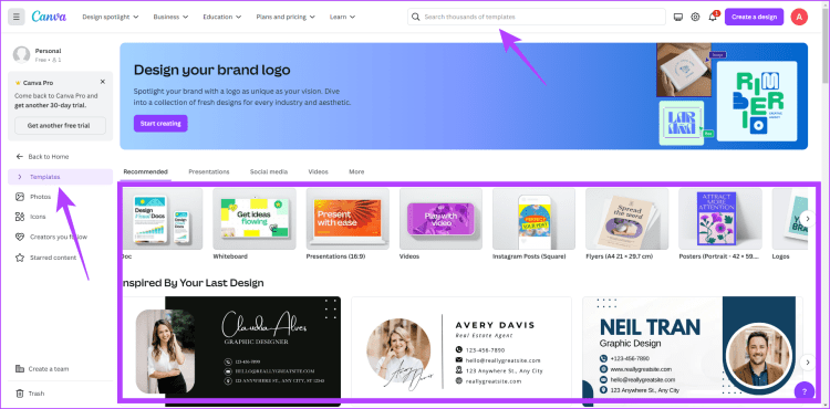 How to Create Presentations in Canva - Guiding Tech