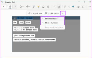 How to Use Snipping Tool Text Actions in Windows 11 - Guiding Tech