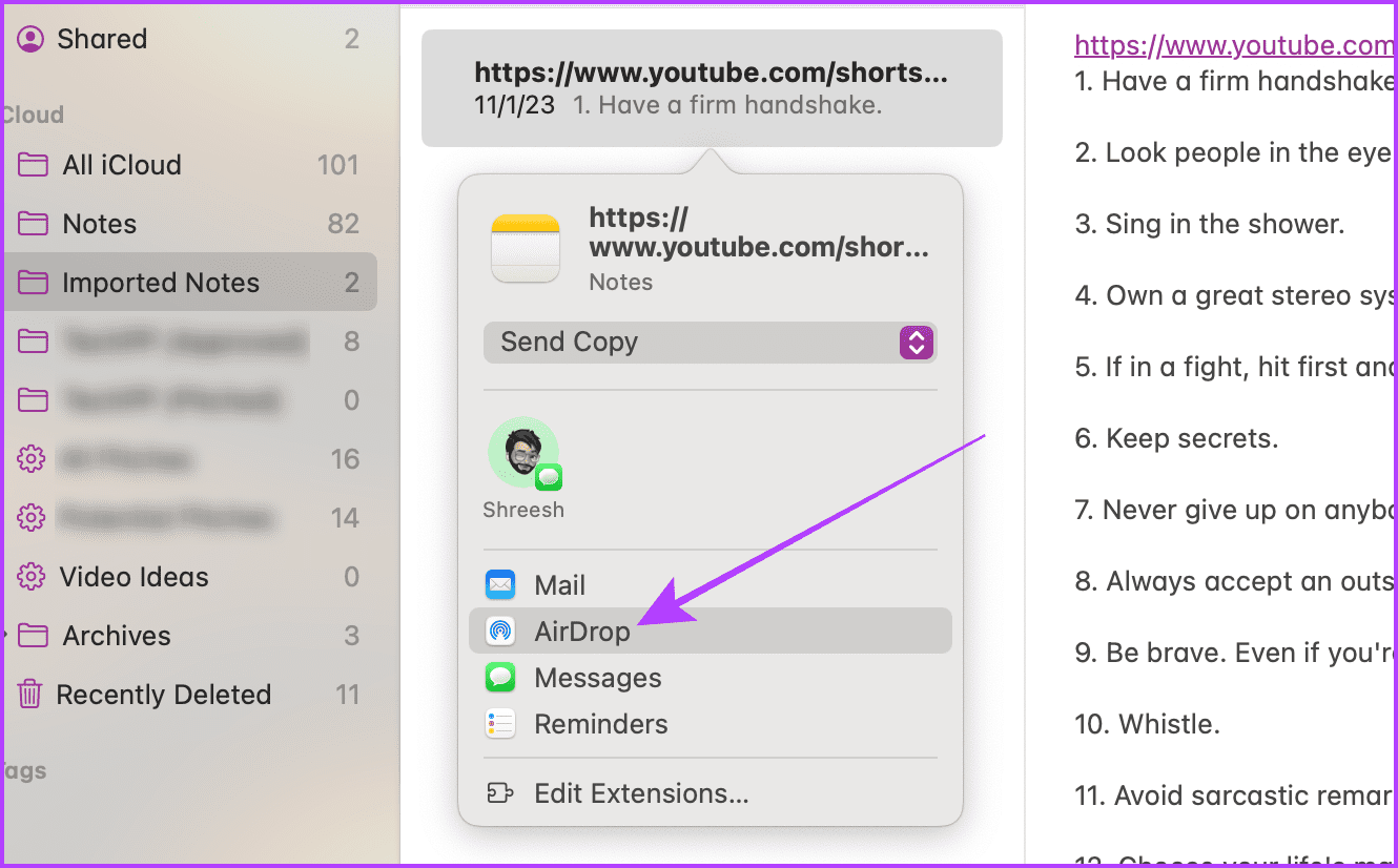 4 Ways to Transfer Notes From Mac to Mac - Guiding Tech