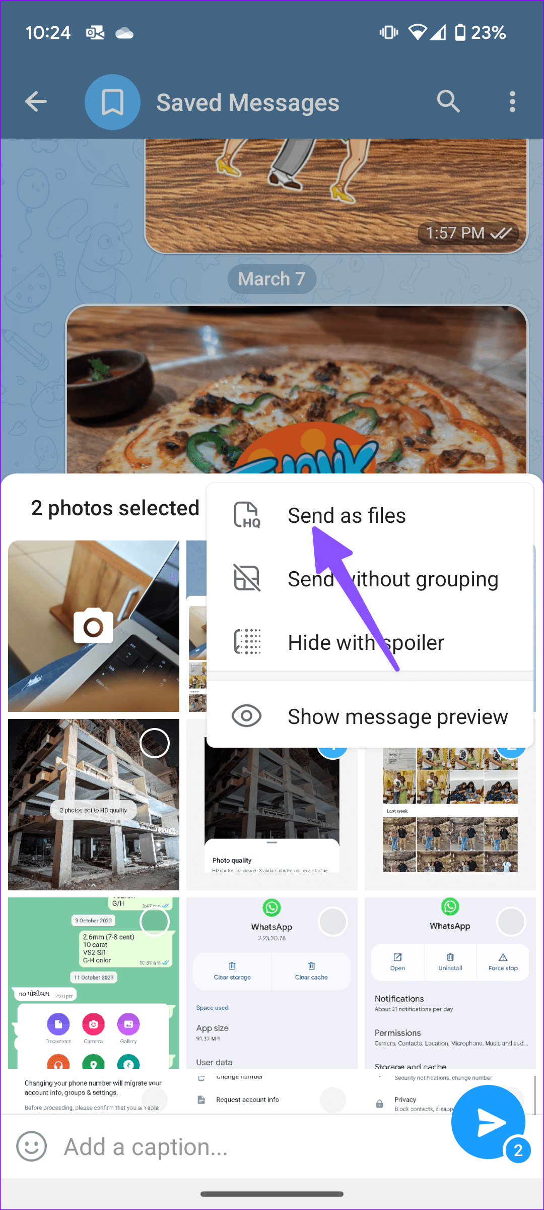 3 Ways to Send Multiple Photos From Samsung Galaxy Phones - Guiding Tech