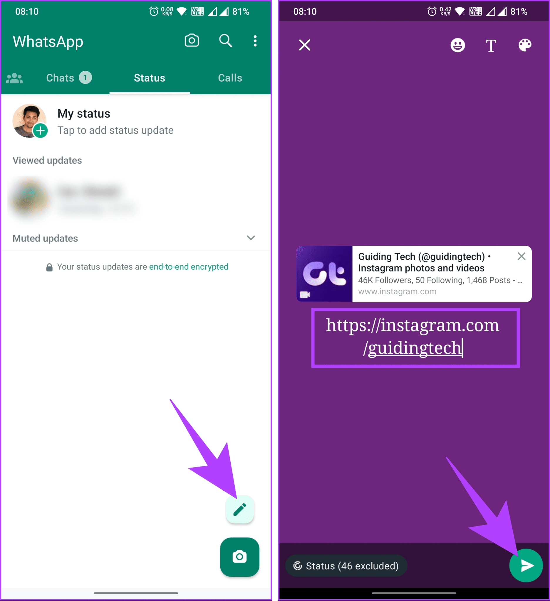How to Share Your Instagram Profile Link - Guiding Tech
