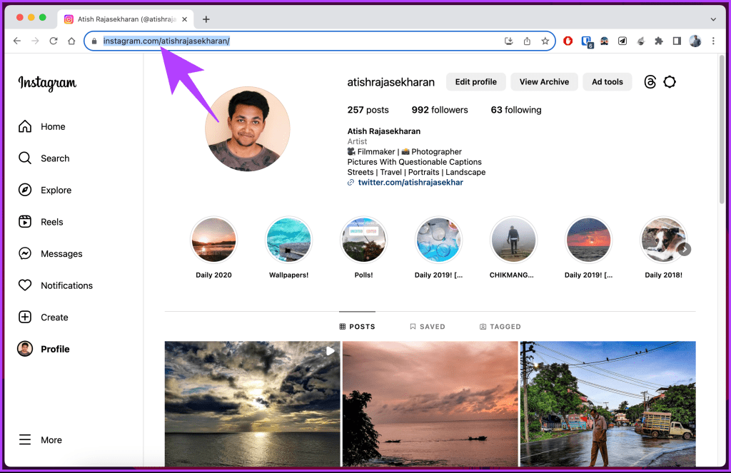 How to Share Your Instagram Profile Link - Guiding Tech