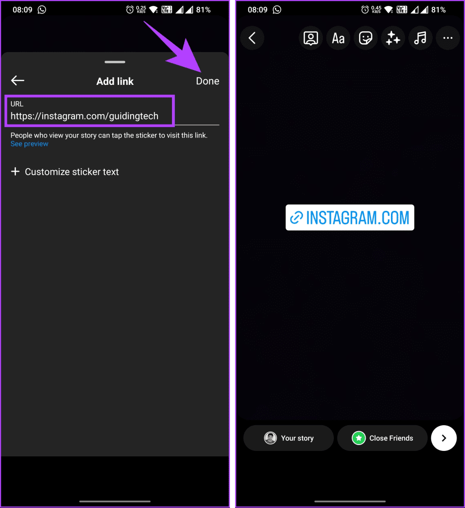 How to Share Your Instagram Profile Link - Guiding Tech