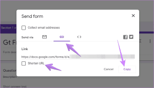 3 Ways to Share Google Forms With Others - Guiding Tech