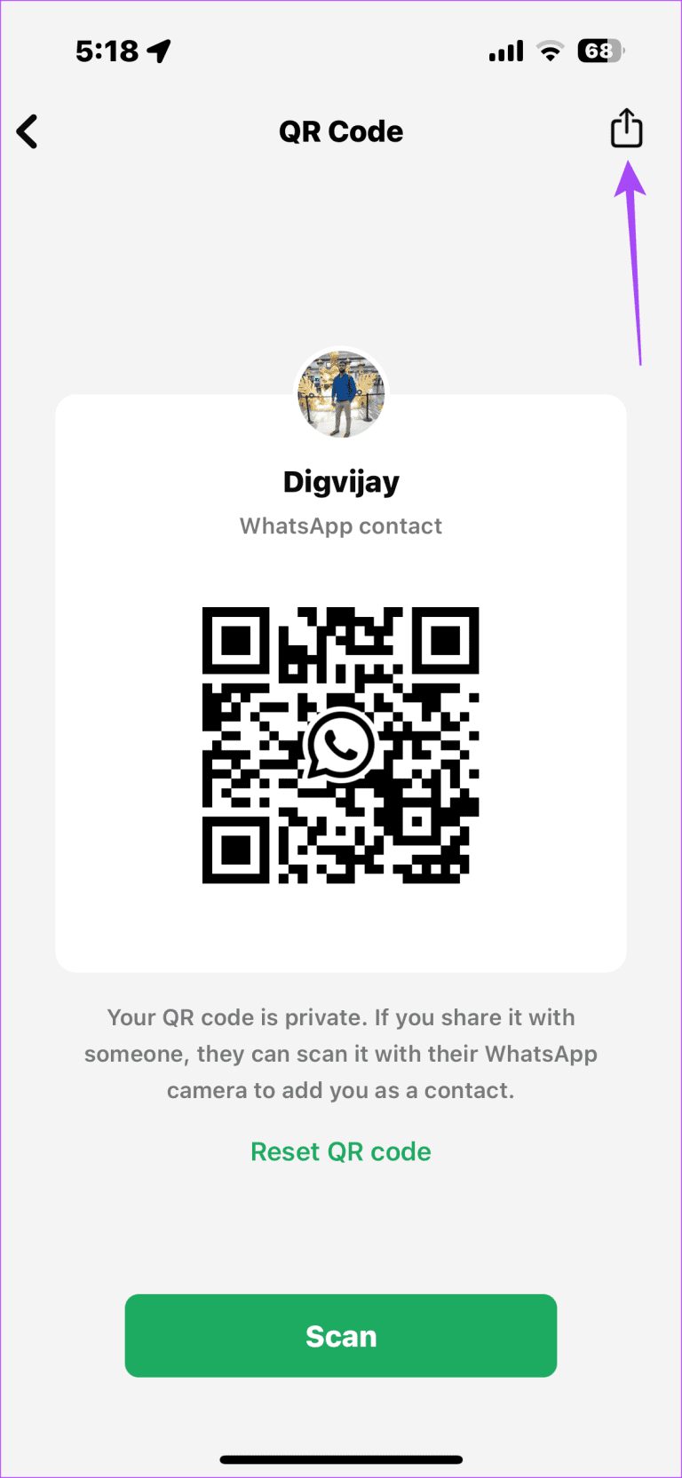 How to Use WhatsApp QR Codes to Add Contacts - Guiding Tech