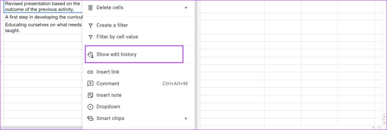 How to See Edit History in Google Sheets - Guiding Tech