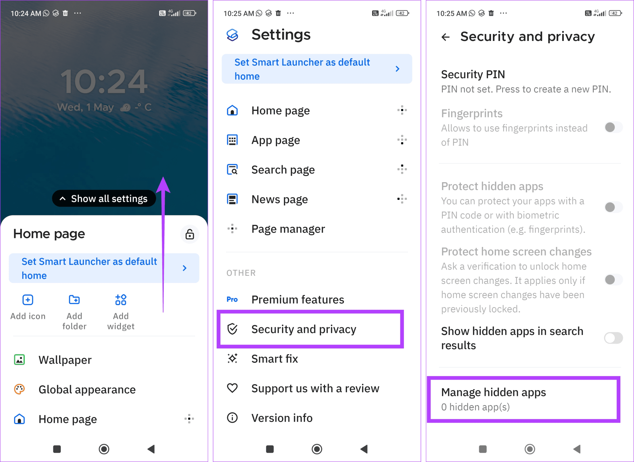4 App Launchers to Hide Apps on Android - Guiding Tech