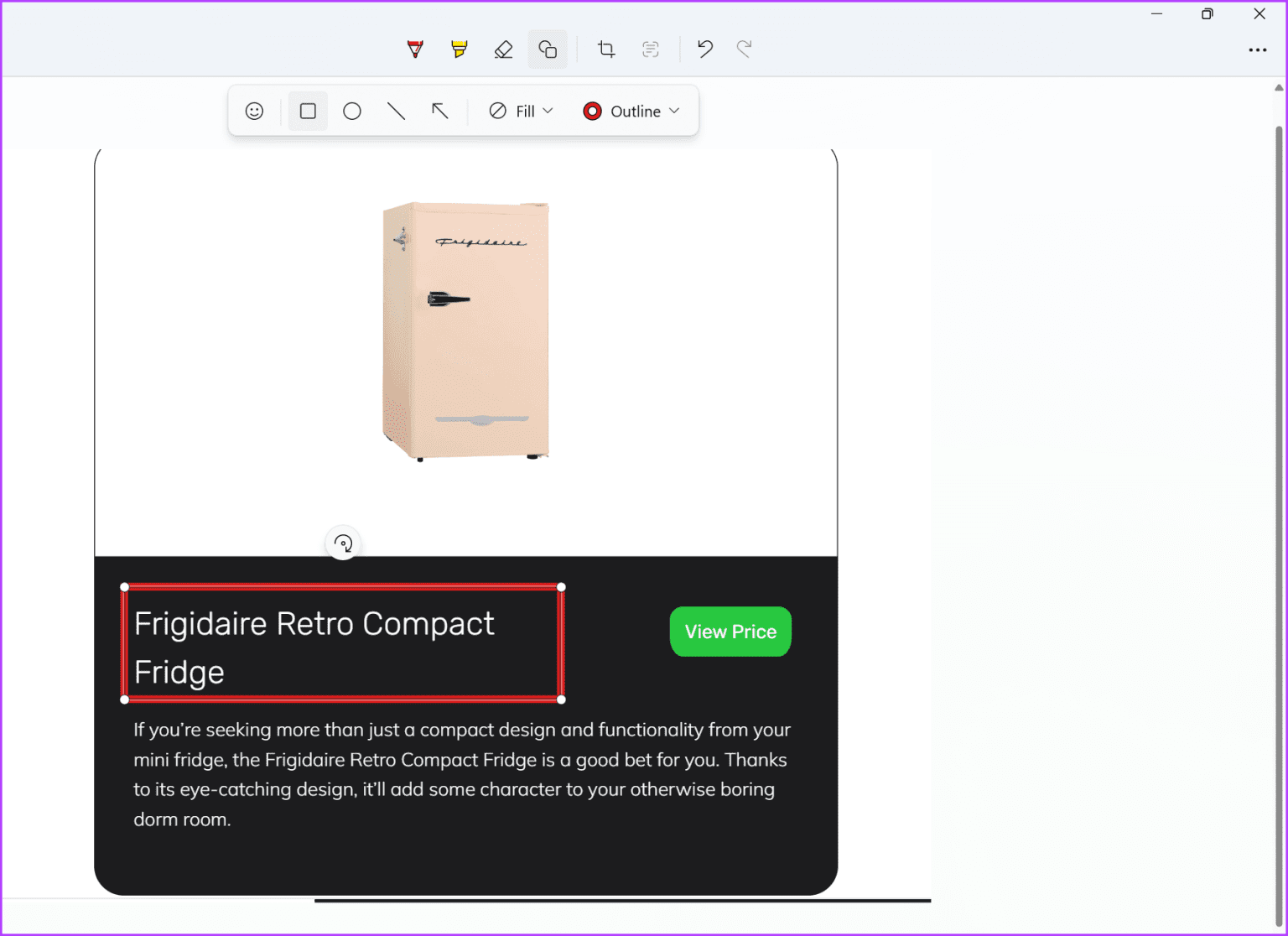 How to Draw a (Red) Box Around Text in the Snipping Tool on Windows PC ...