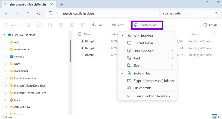 3 Ways to Find Large Files on Windows 10 and 11 - Guiding Tech