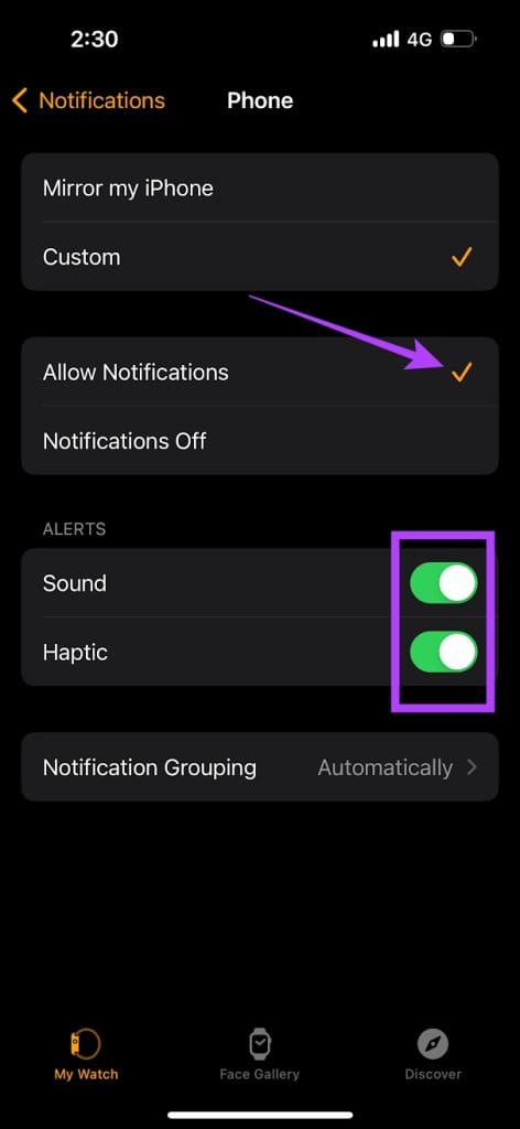 5 Ways to Fix Apple Watch Not Ringing for Incoming Calls - Guiding Tech