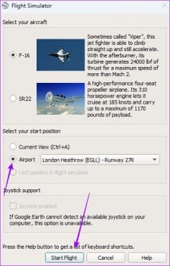 How to Use the Flight Simulator in Google Earth - Guiding Tech