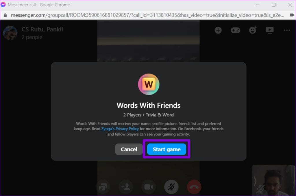 How to Play Games During Messenger Video Calls - Guiding Tech