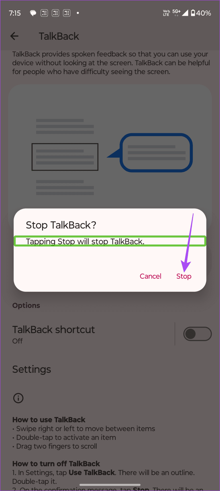 How to Turn On or Off TalkBack on Android - Guiding Tech