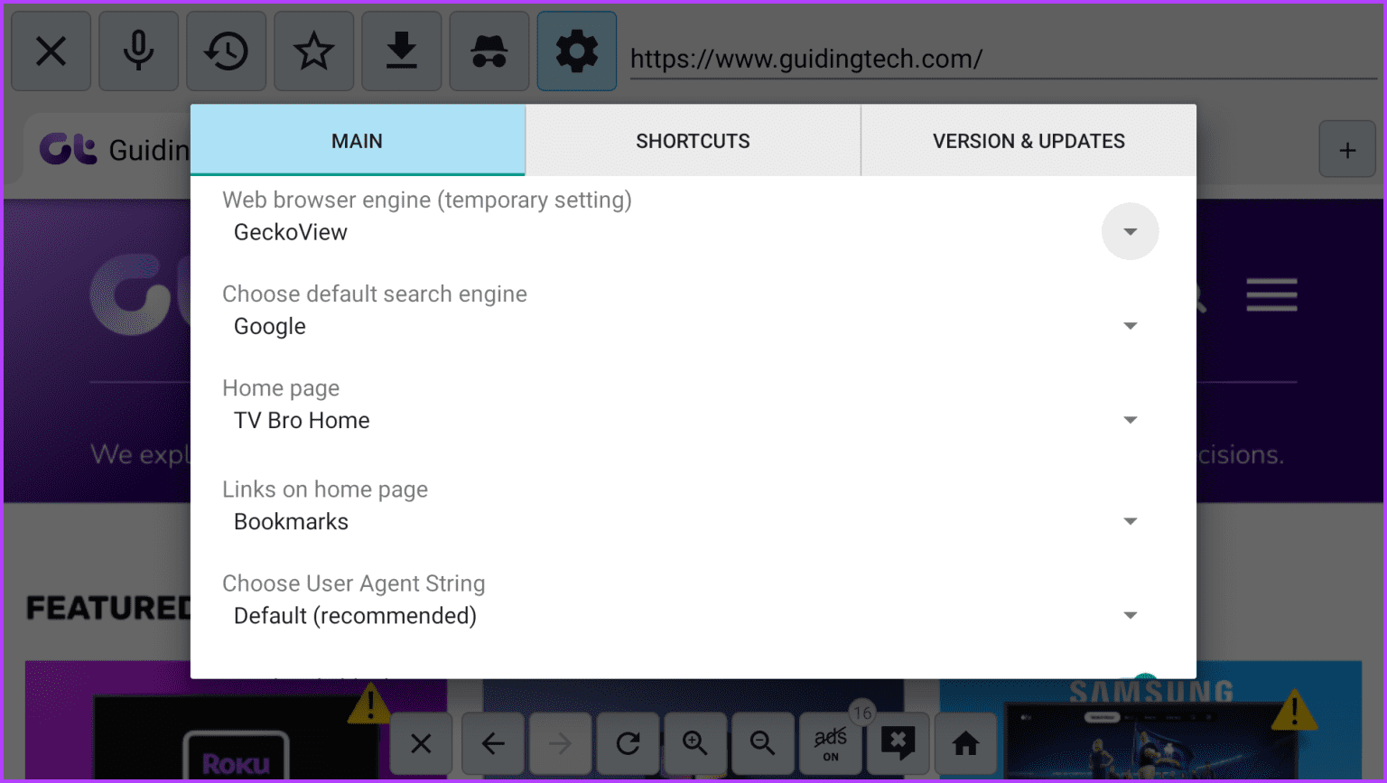 5 Best Browsers for Google TV - Guiding Tech