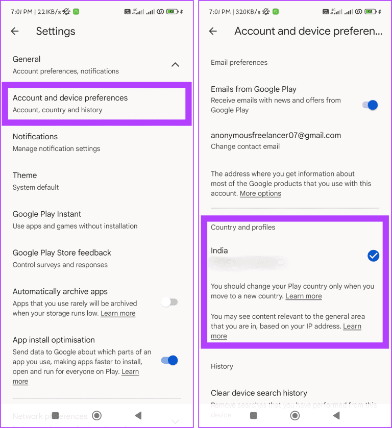 How to Change Your Country or Region in the Google Play Store - Guiding ...