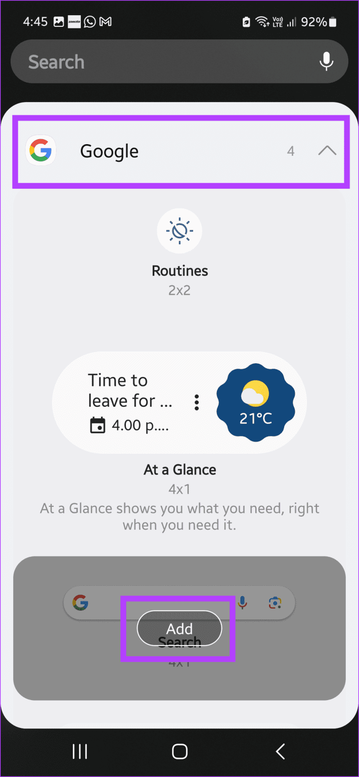 4 Fixes for Google Search Bar or Widget Not Working on Android ...