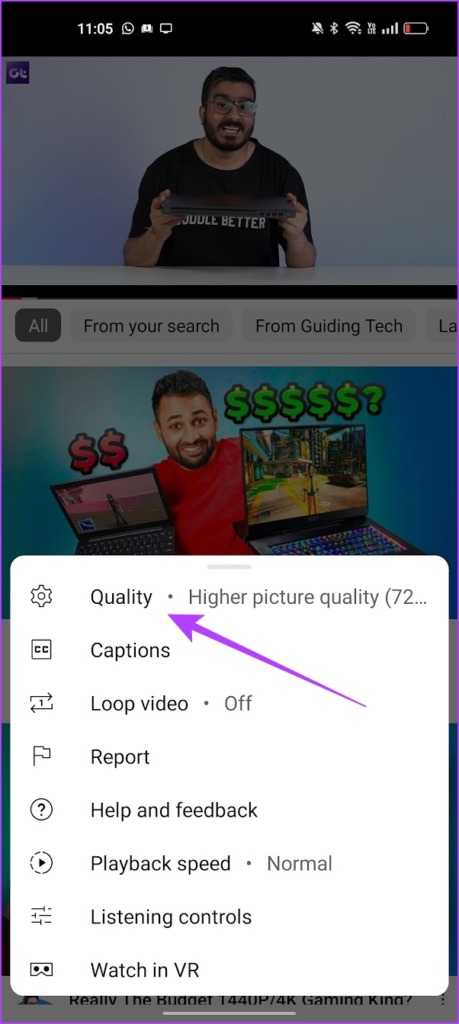 4 Ways to Fix YouTube Quality Unavailable on iOS and Android - Guiding Tech