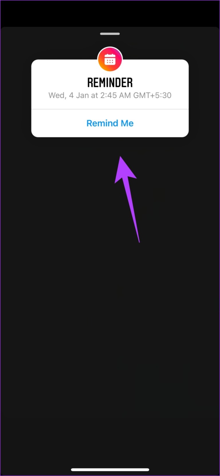 How to Add Reminders for Instagram Posts and Stories on Mobile App ...