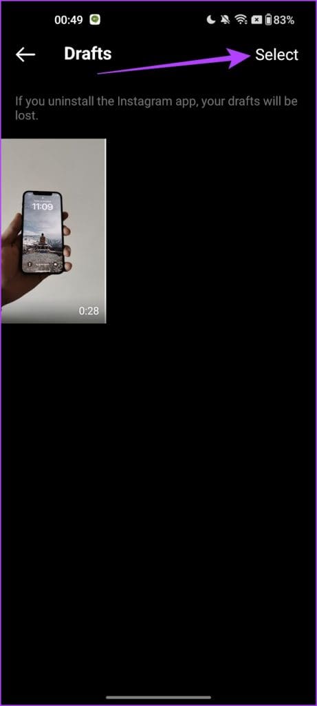 How to Save, Access, or Delete Drafts on Instagram - Guiding Tech