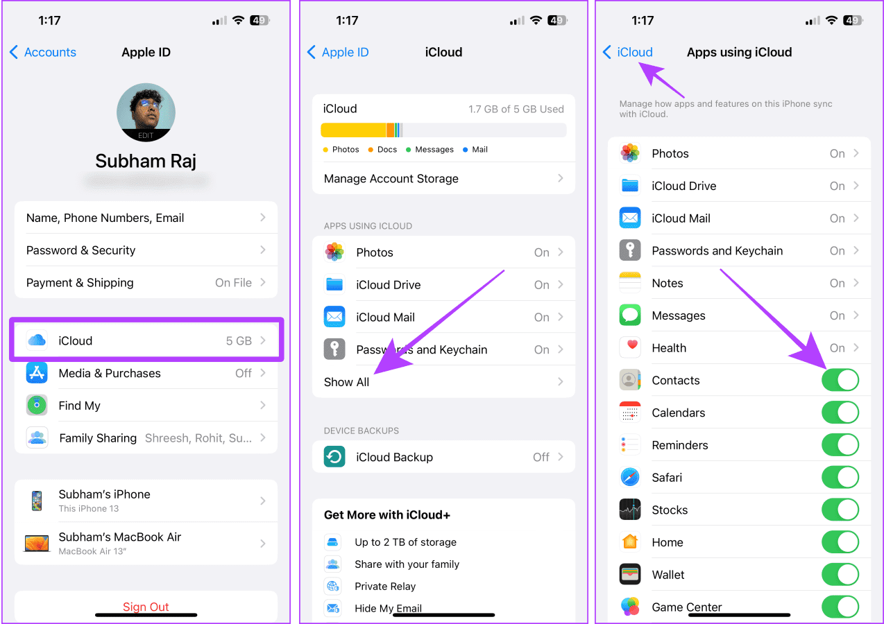 5 Ways to Restore Deleted Contacts on iPhone - Guiding Tech