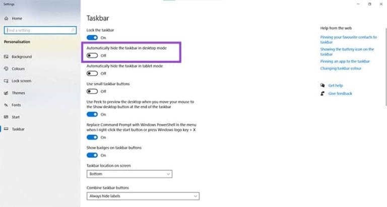Taskbar Hides Behind Maximized Programs – How to Fix - Guiding Tech