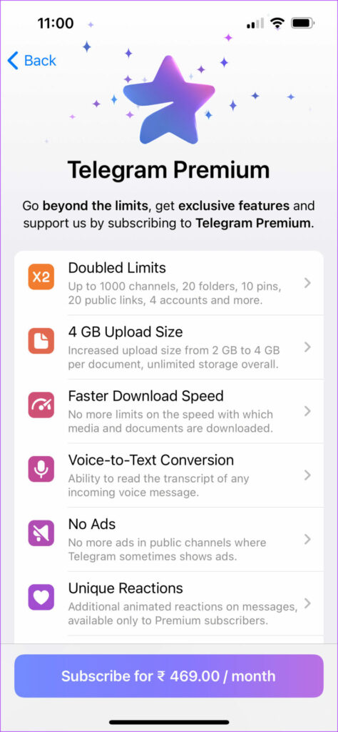 How to Subscribe to Telegram Premium on iPhone and Android - Guiding Tech