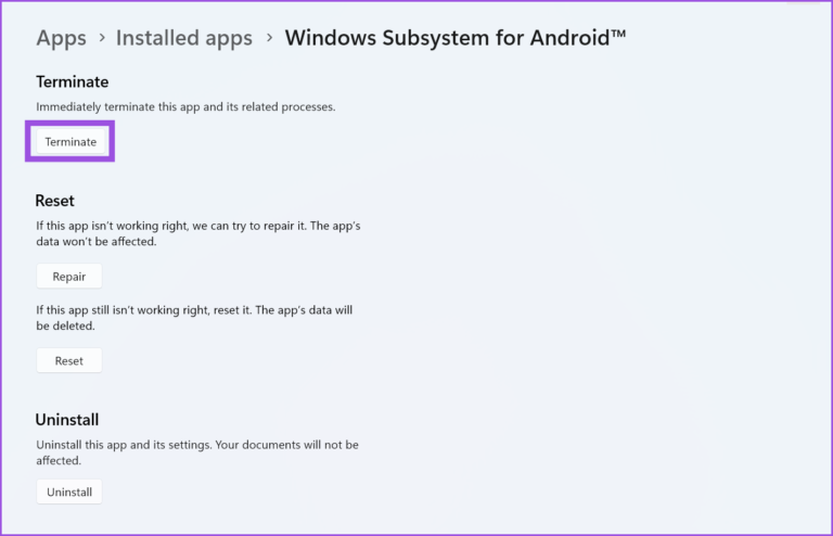 7 Best Ways to Fix Windows Subsystem for Android Not Working on Windows 11 - Guiding Tech