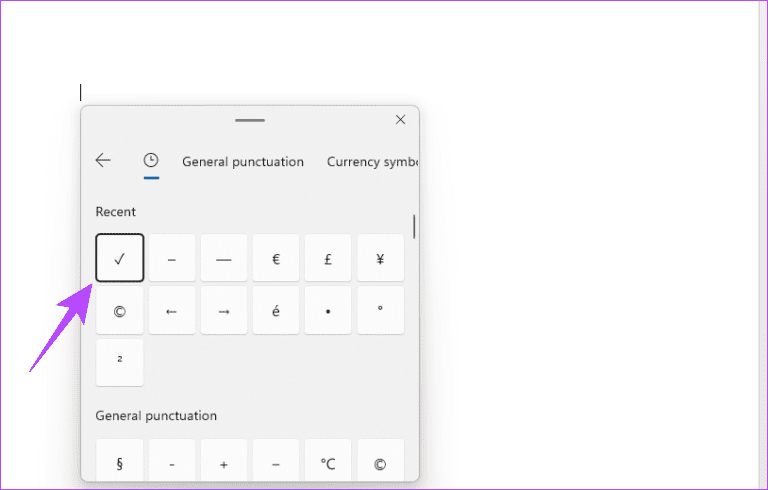How to Insert Tick ( ) in Word and Other Office Apps - Guiding Tech