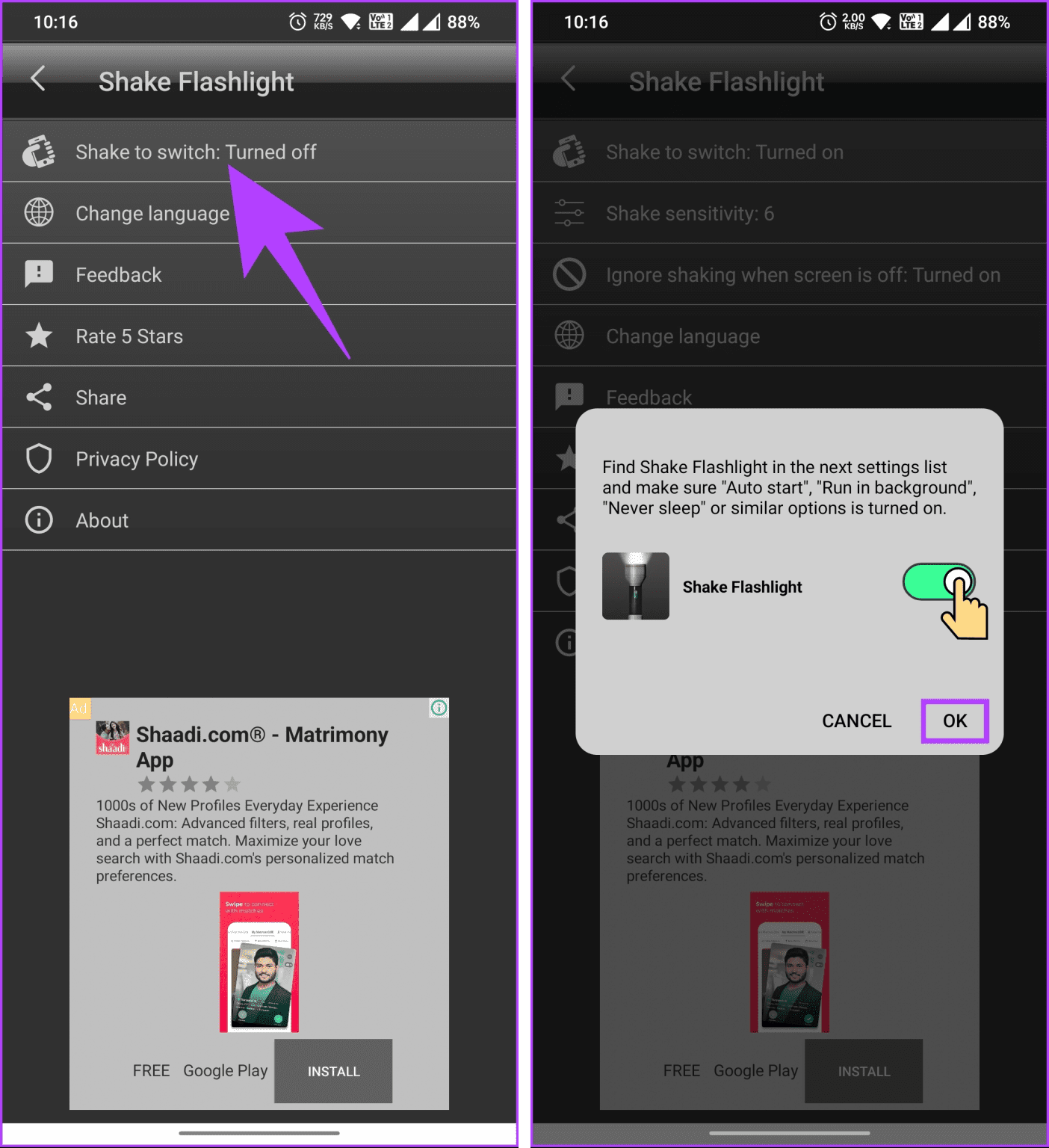 4 Best Ways to Turn Flashlight On or Off on Android - Guiding Tech