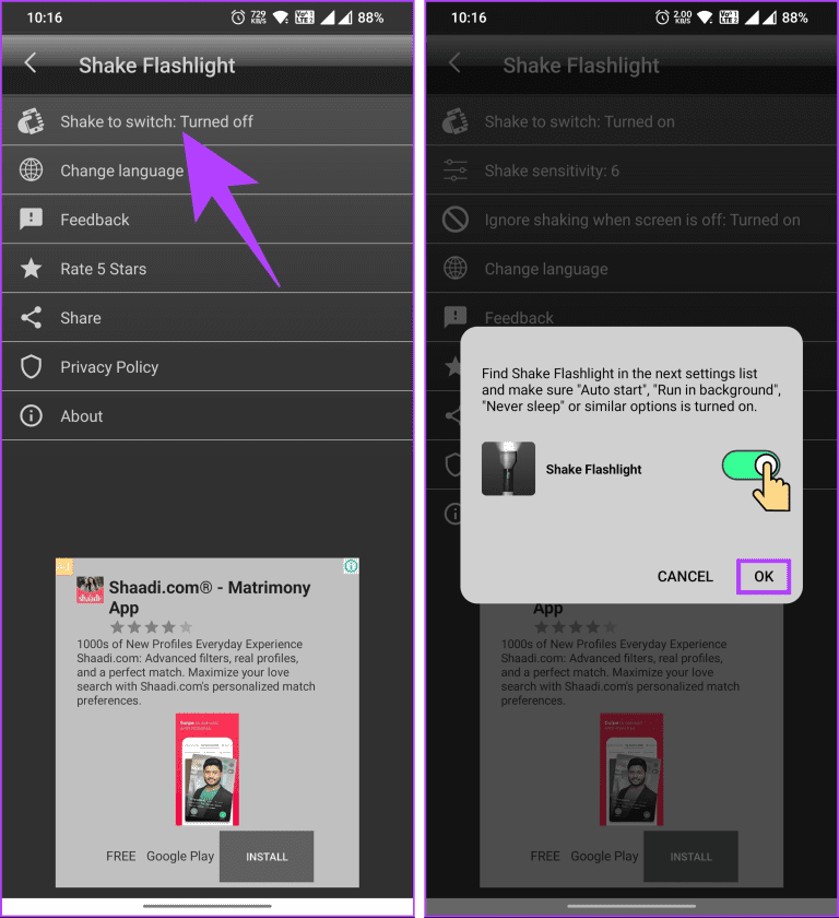 4 Best Ways to Turn Flashlight On or Off on Android - Guiding Tech