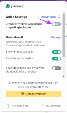 5 Ways to Fix Grammarly Extension Not Working on Chrome - Guiding Tech