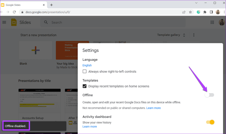 6 Ways to Fix Google Slides Not Loading in Chrome - Guiding Tech