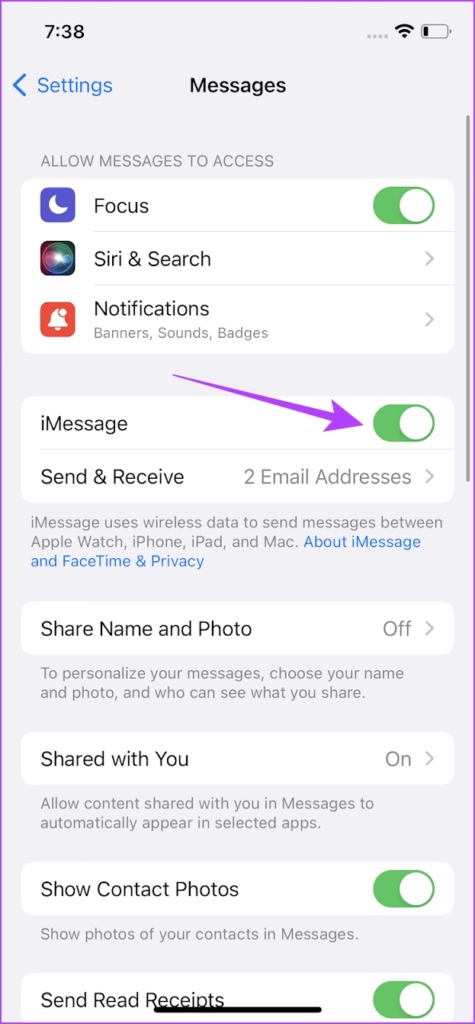 3 Ways to Fix Text Message Forwarding Not Showing Up on iPhone - Guiding Tech