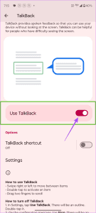 How to Turn On or Off TalkBack on Android - Guiding Tech