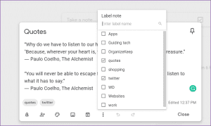 What Are Google Keep Labels and How to Use Them Effectively