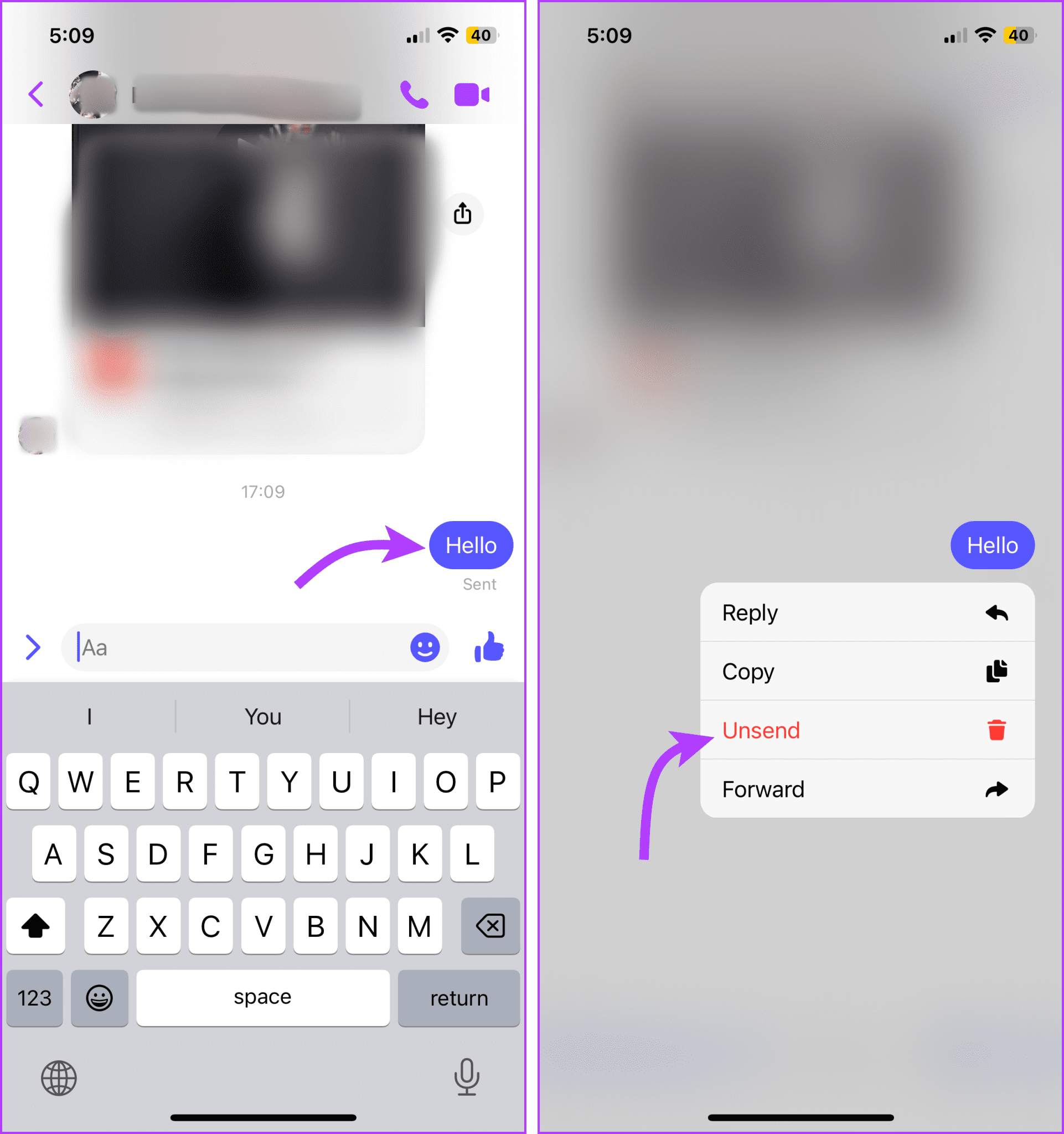 How to Delete Old Messages on Messenger From Both Sides