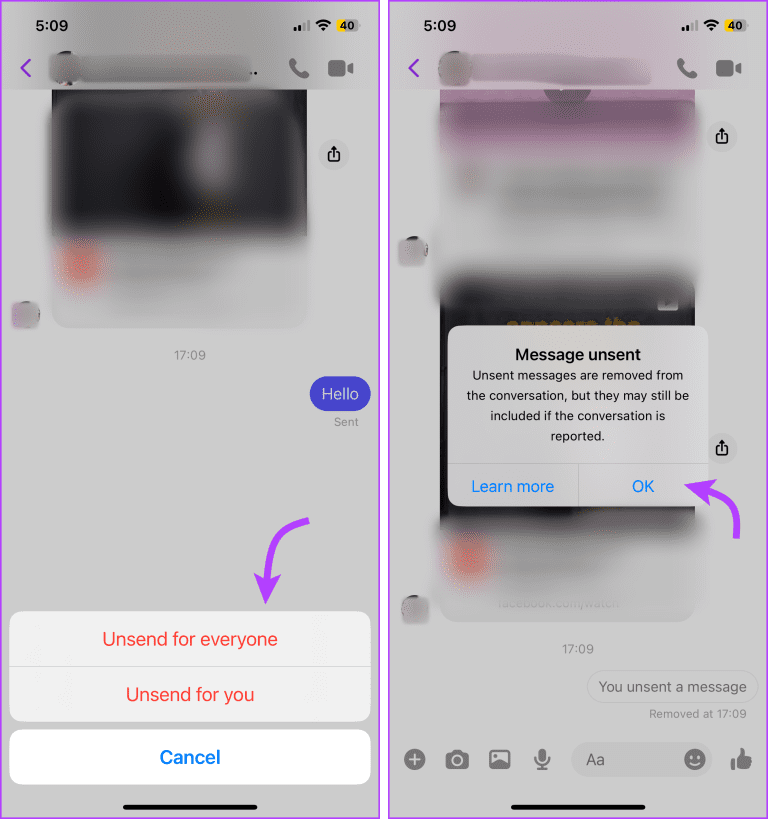 How to Delete Old Messages on Messenger From Both Sides