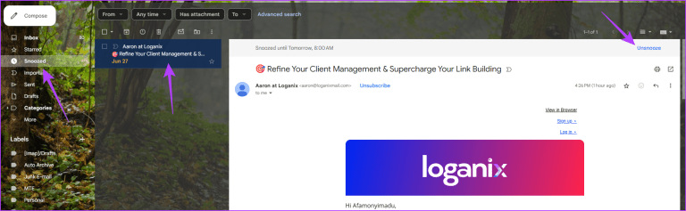 What Is Snooze in Gmail and How to Turn It On or Off - Guiding Tech