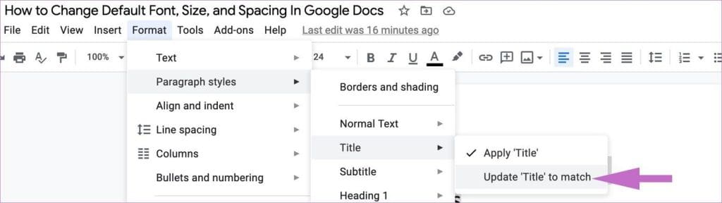 How to Change Default Font, Size, and Spacing in Google Docs - Guiding Tech