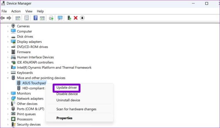 5 Ways to Fix Touchpad Gestures Not Working on Windows 11 - Guiding Tech
