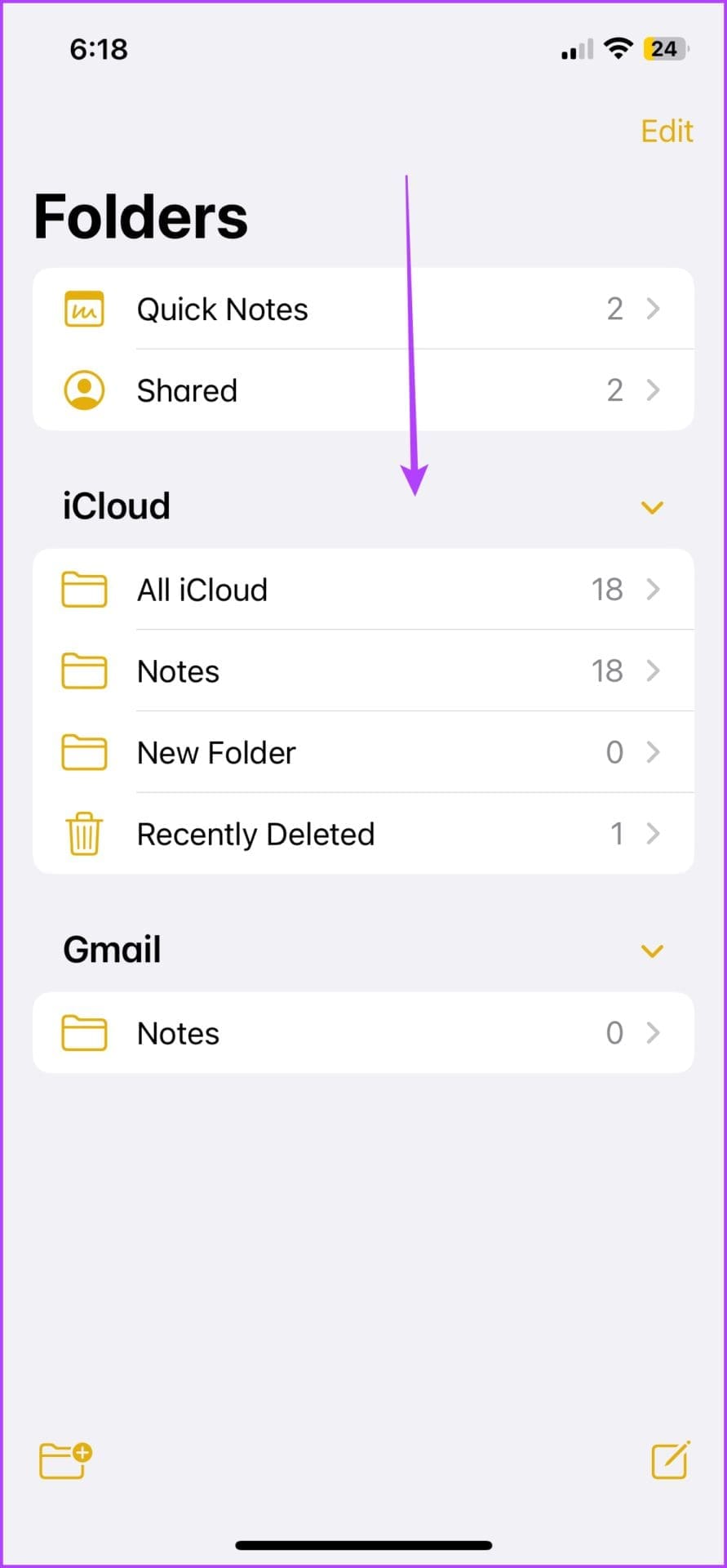 6 Ways to Find and Recover Disappeared iPhone Notes - Guiding Tech