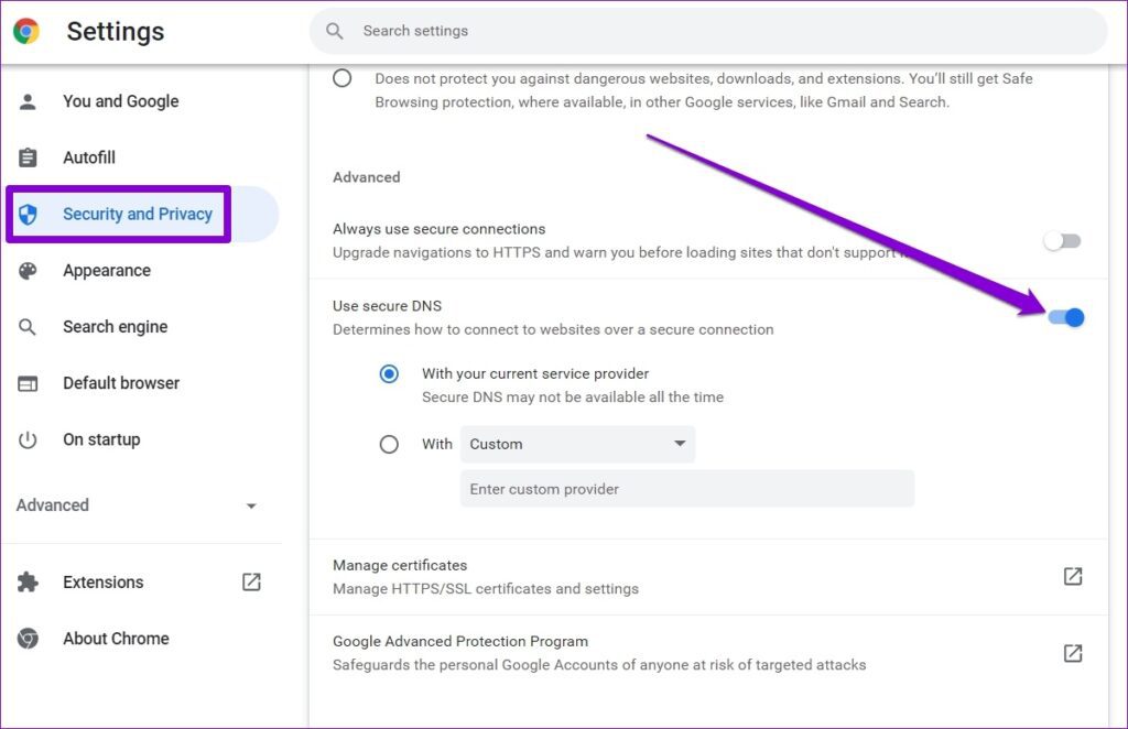 Top 7 Ways to Fix Your Connection Is Not Private in Chrome - Guiding Tech