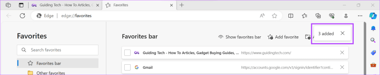 How to Recover Deleted Favorites in Microsoft Edge - Guiding Tech