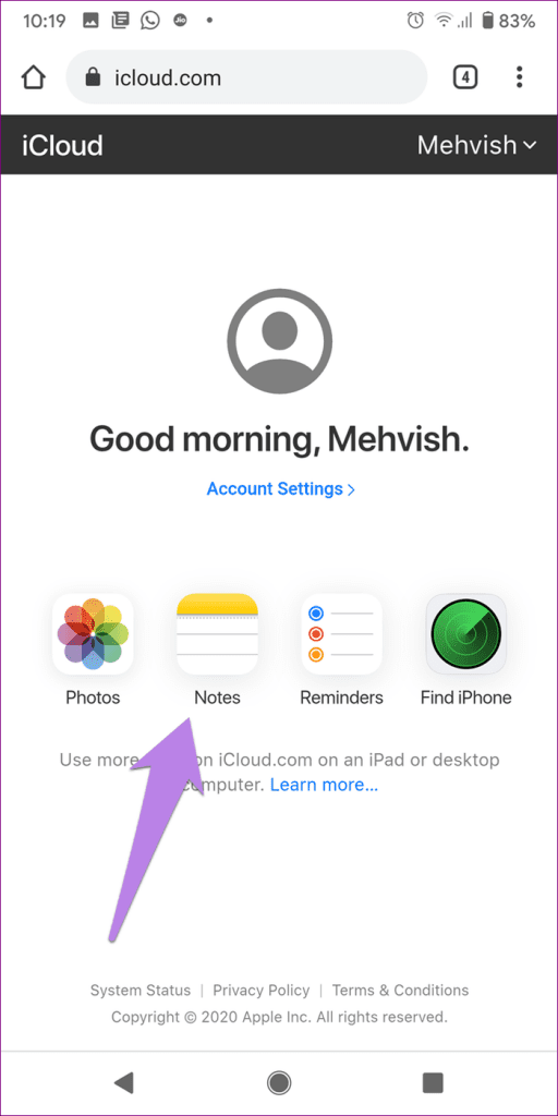 How to View Apple Notes on Android