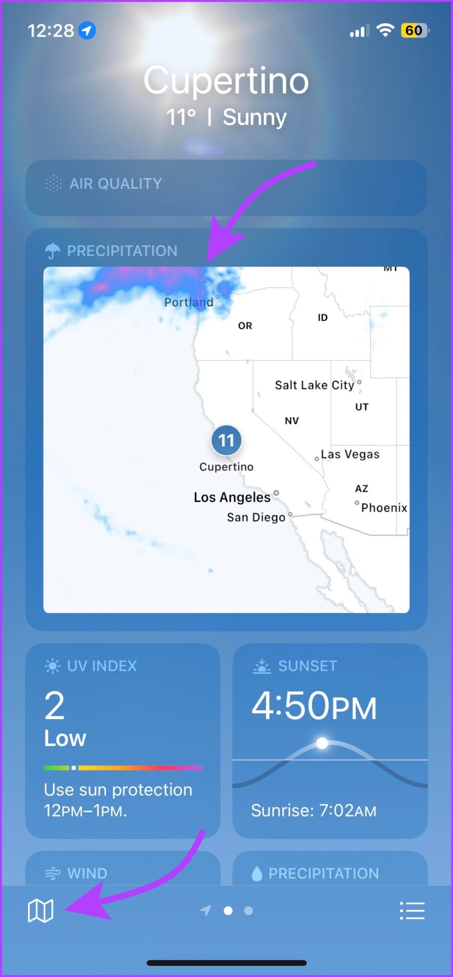 How to Use the Hidden Weather Maps on iPhone and iPad 2025